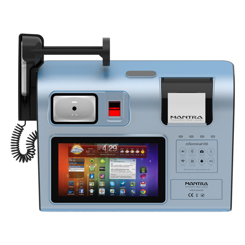 Fingerprint Biometric POS Machine | all-in-one mTerminal100 - Mivanta